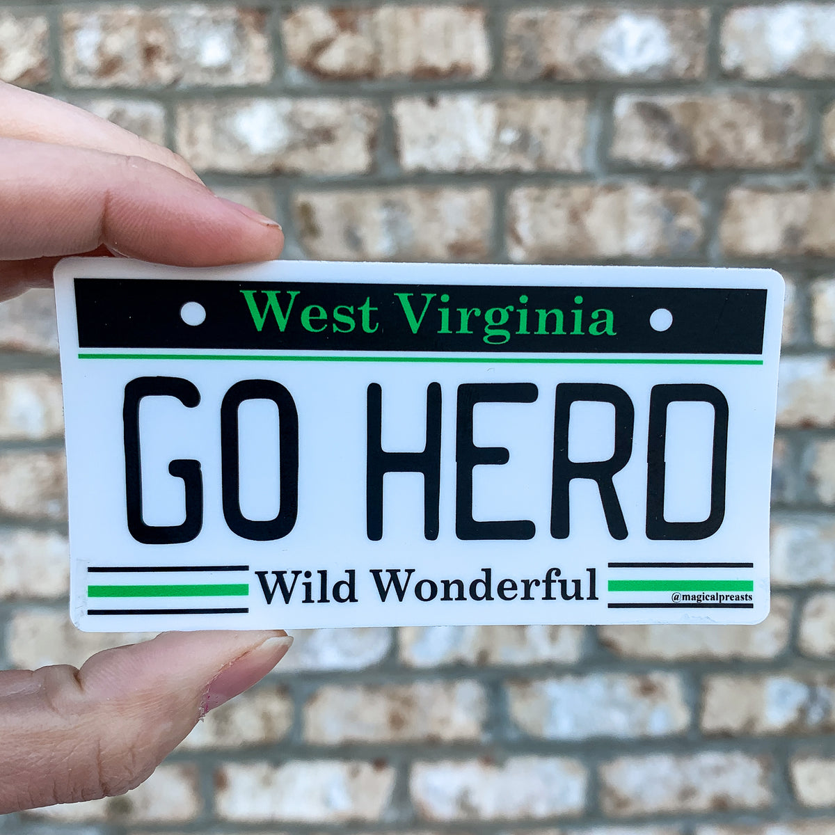 Go Herd© Plate Sticker – Magical Preasts Design Co.